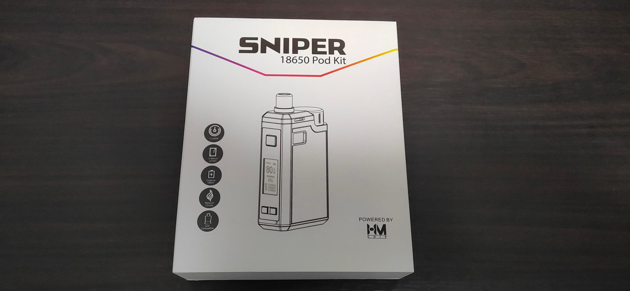 HOTCIG SNIPER 18650 Pod kitレビュー｜カスタマイズ性が高いPOD型を紹介 | スーパーベイパー SUPERVAPER